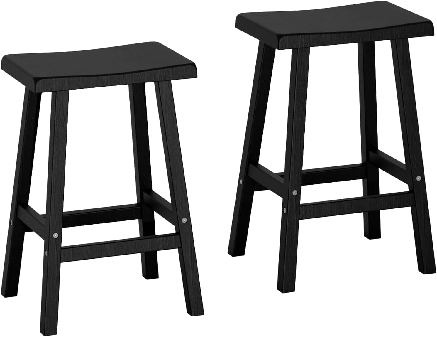29in Tall Bar Stools Set of 2, Waterproof UV-Resistant,Durable Resin ...
