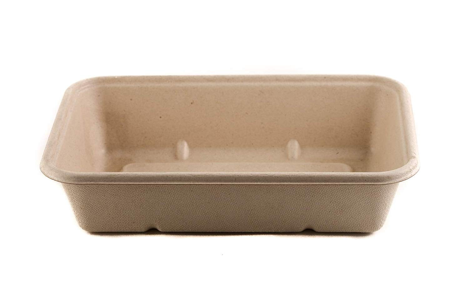 29oz Compostable Eco Friendly Container Trays - Rectangular Oblong Tree ...