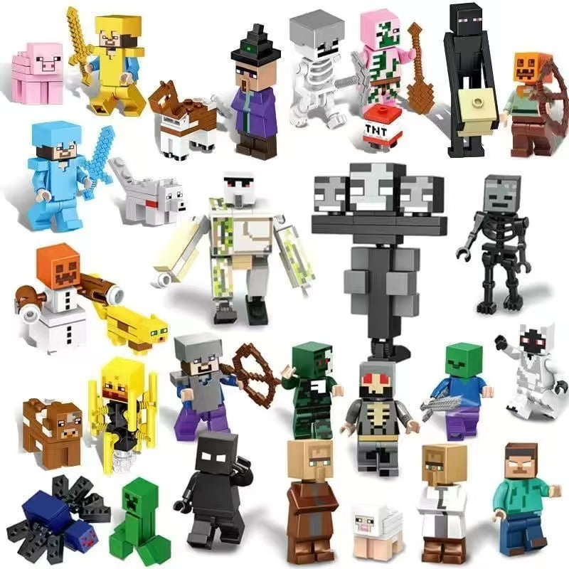 29pcs My World Game Series Minifigure Set – 1.77 Inch Collectible ...
