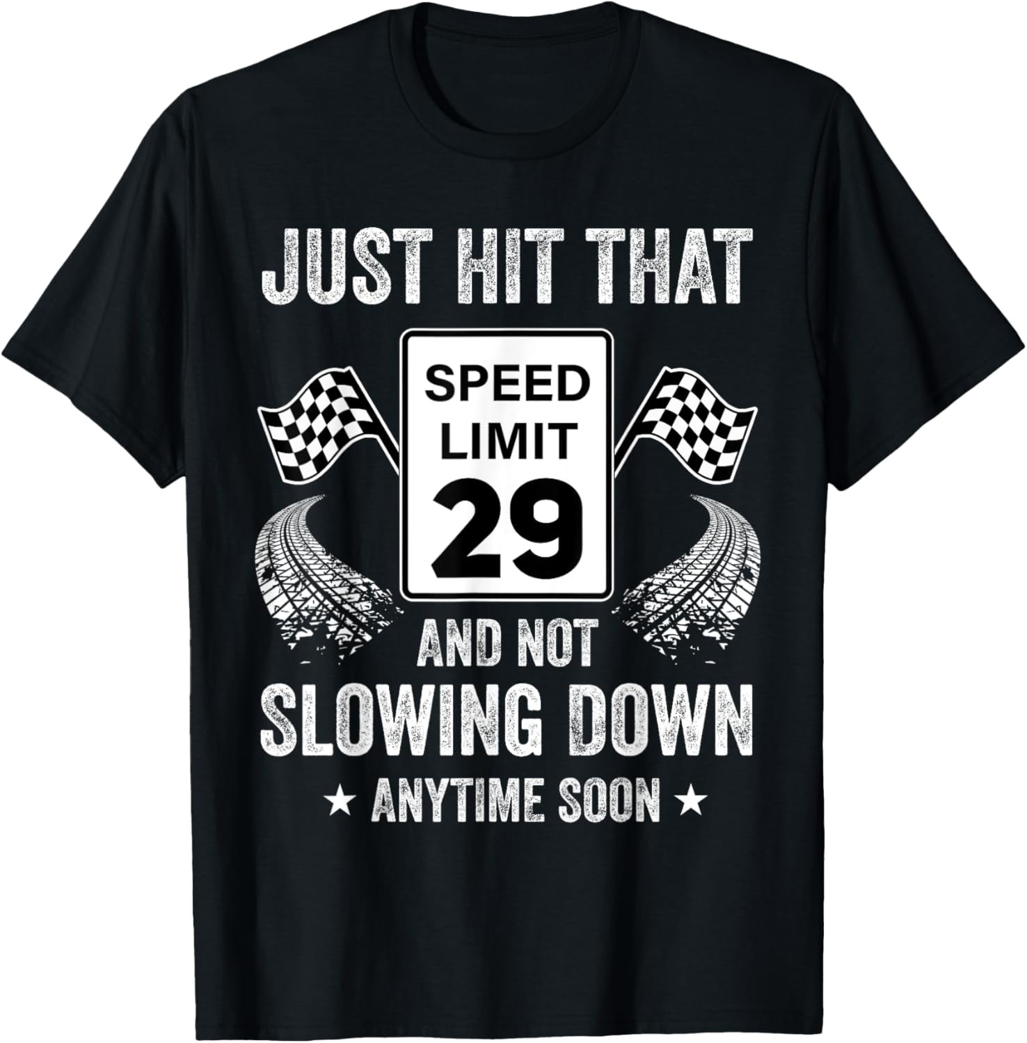 29th Birthday Speed Limit Sign Funny 29 Year Old T-Shirt - Walmart.com