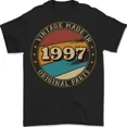 29th Birthday Vintage Made In 1997 Mens T-Shirt Cotton - Walmart.com