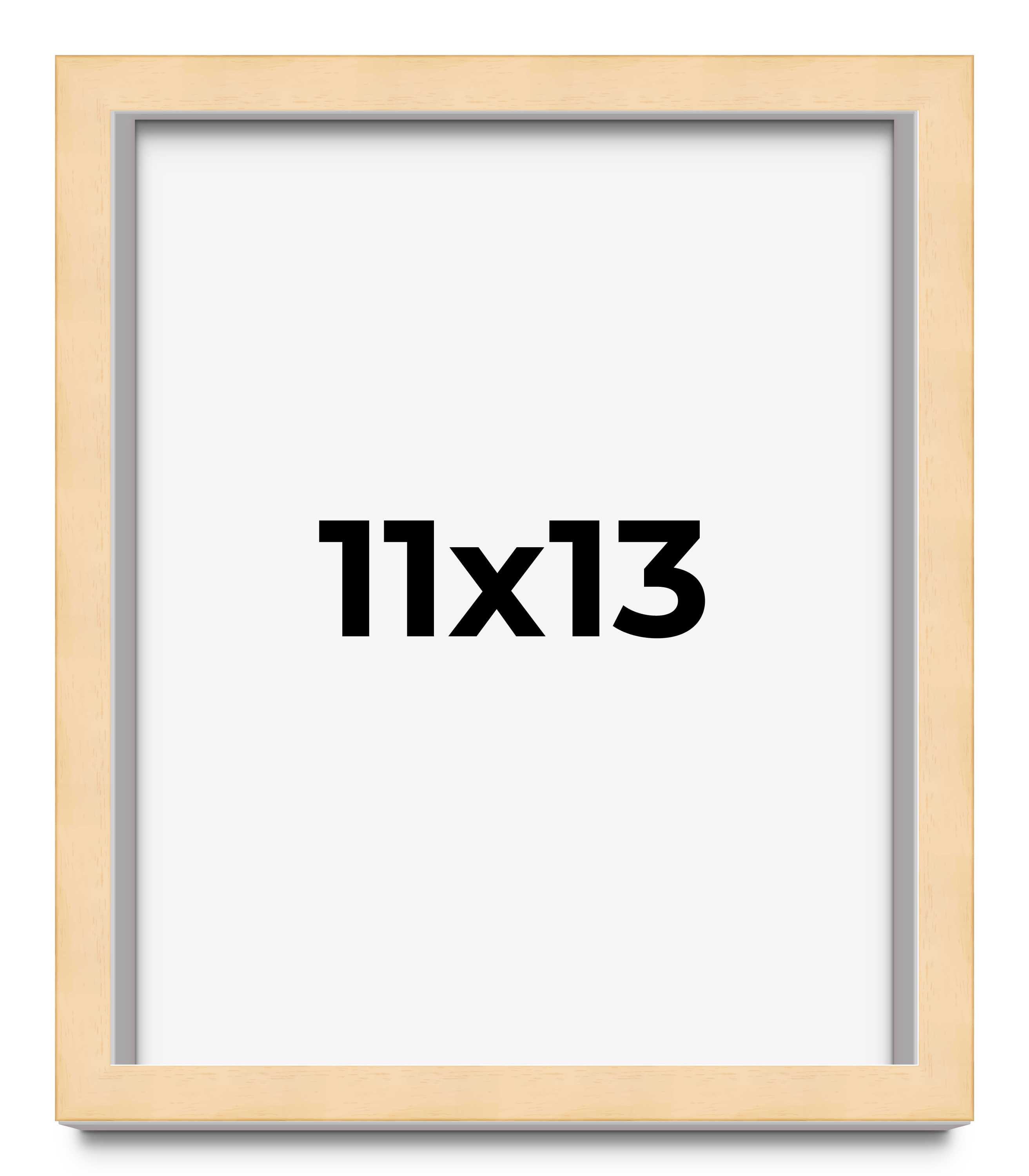 11x13 Classic Modern Yellow Picture Frame - UV Acrylic, Foam Board ...