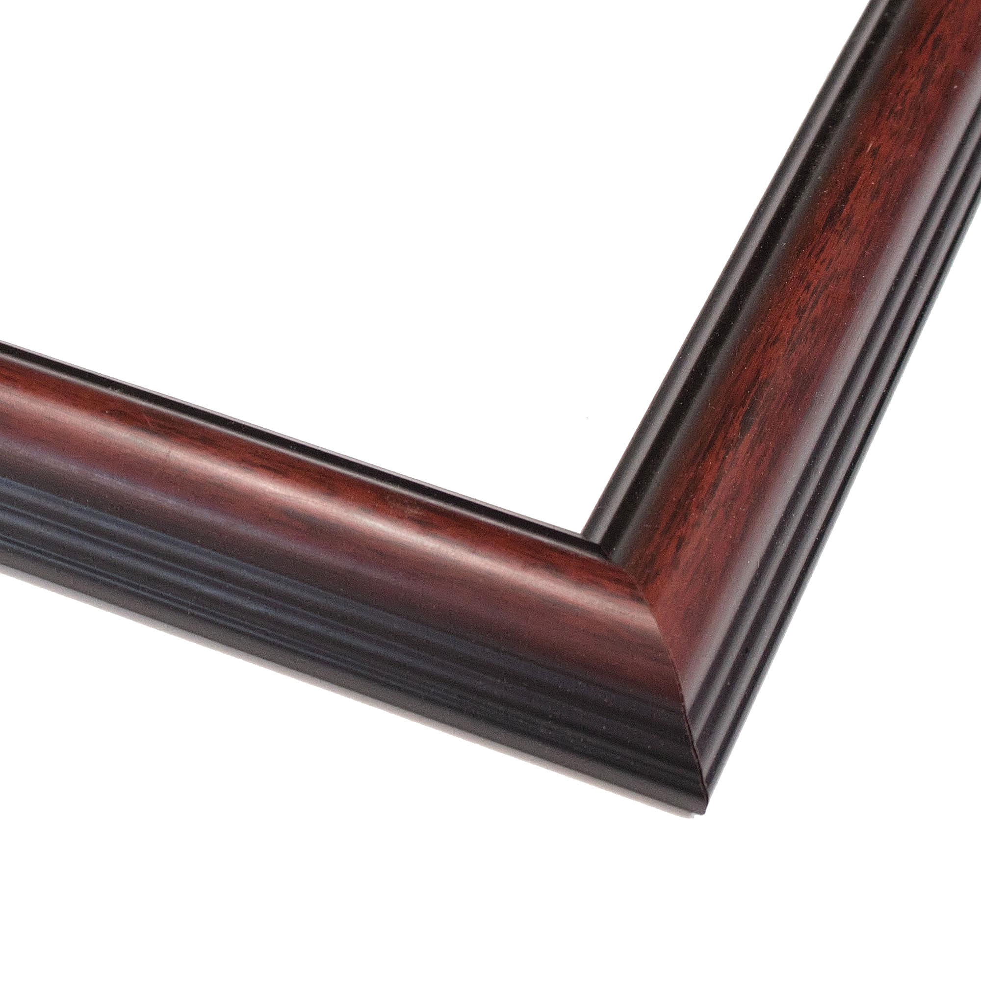 6x18 Decor Brown Picture Frame - UV Acrylic, Foam Board Backing ...