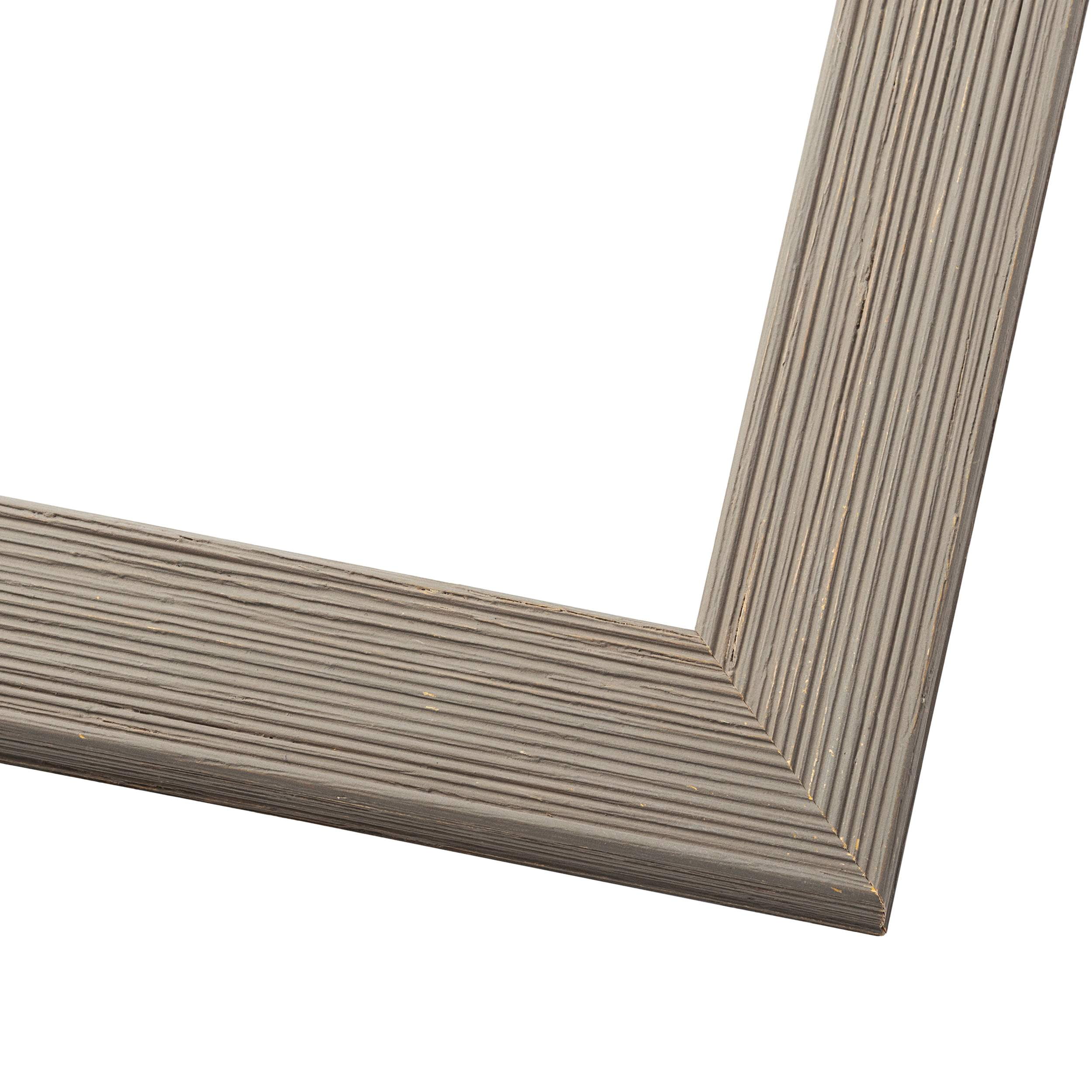 29x23 Grey Rustic Wide Barnwood Picture Frame - UV Acrylic, Foam Board ...