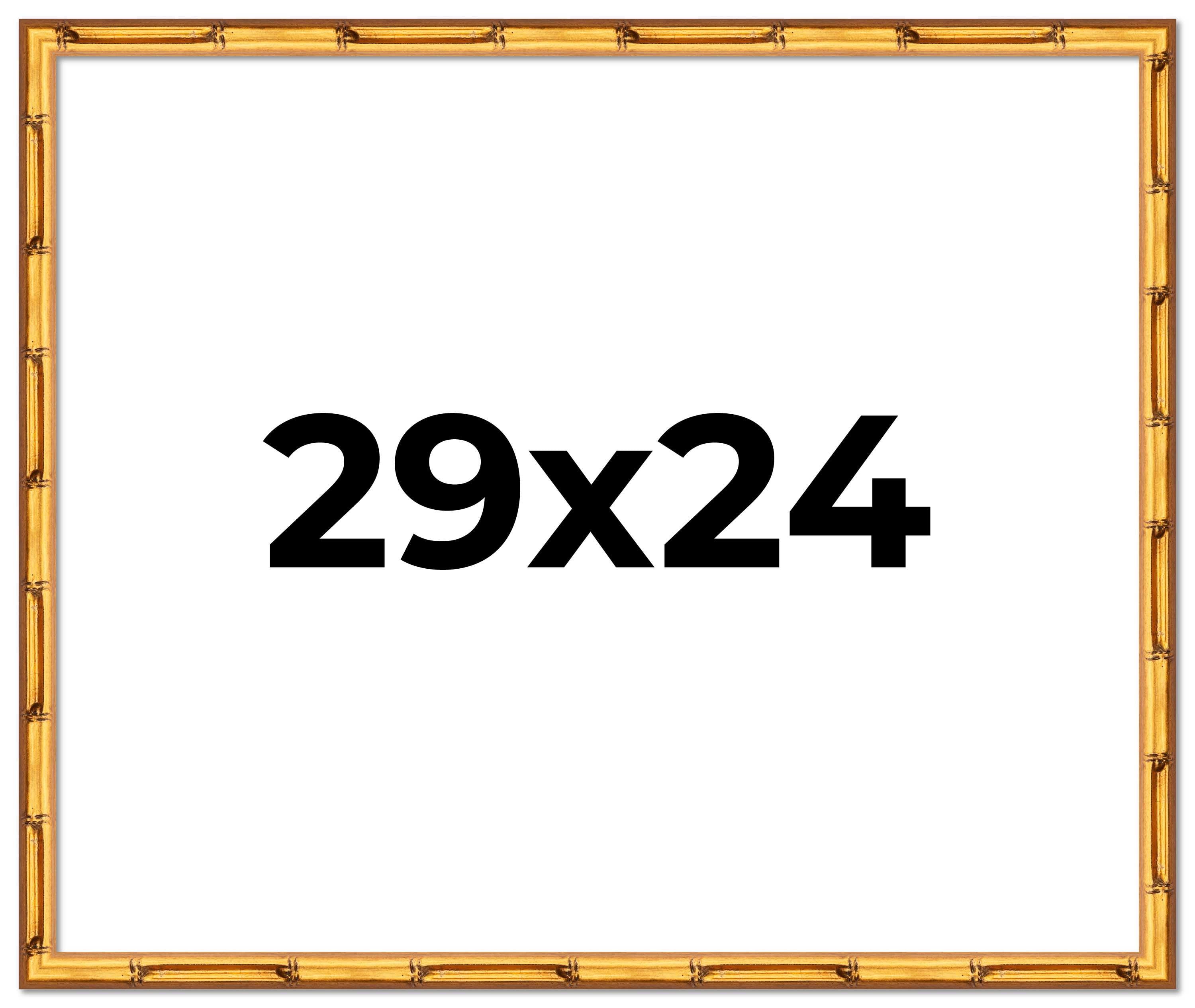 29x24 Frame Gold Bamboo Picture Frame - Complete Modern Photo Frame ...