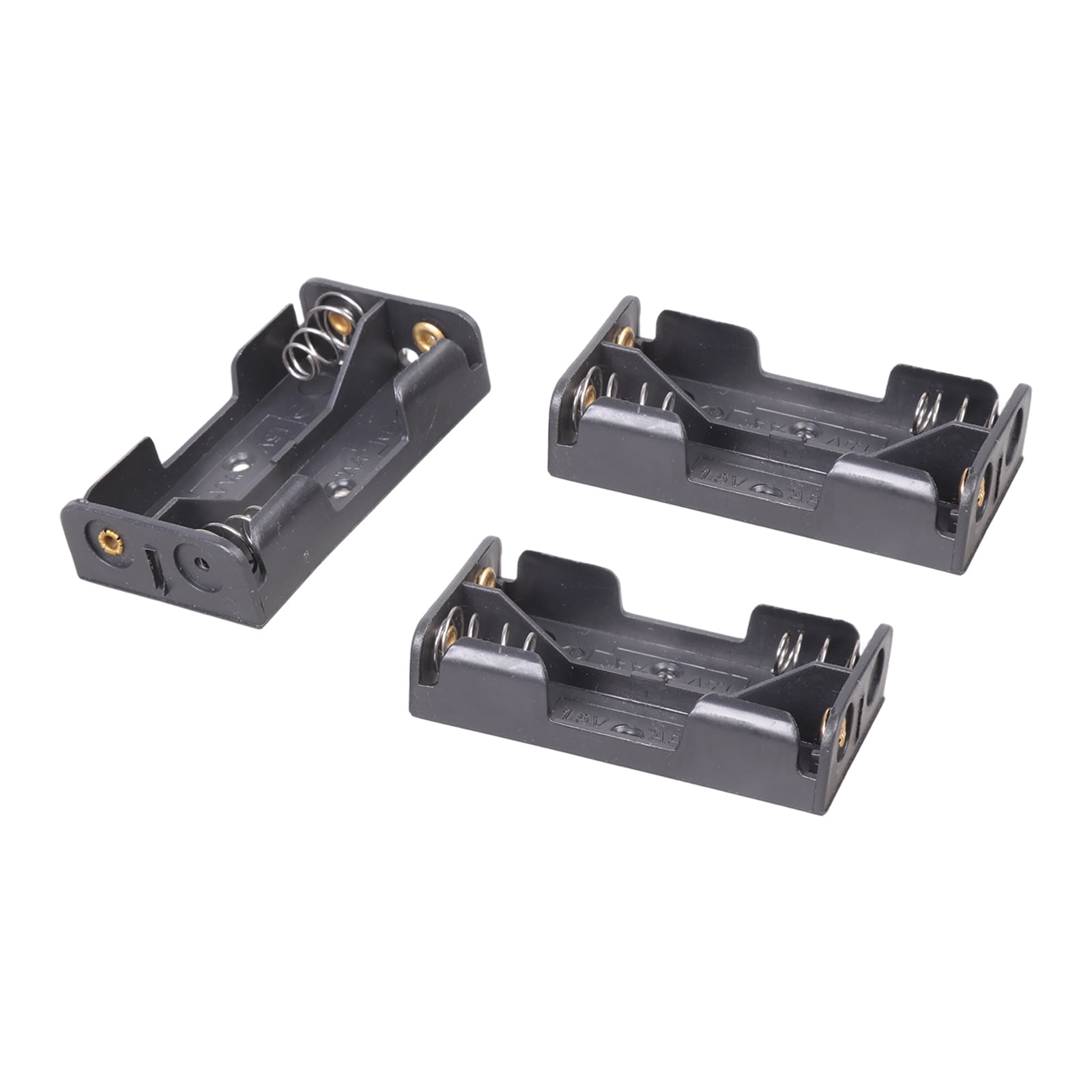 2A Battery Box Solderable Terminals Lightweight Plastic Housing Secure ...