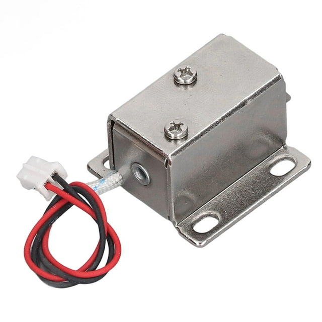 2A DC Micro Electromagnetic Lock Cabinet Door Drawer Electric Release ...