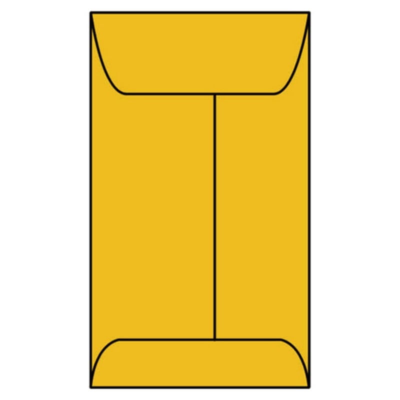#2AA Open End Coin Envelopes, 2-1/2" x 3-1/2", 24#, Roptex, Tan / Brown ...