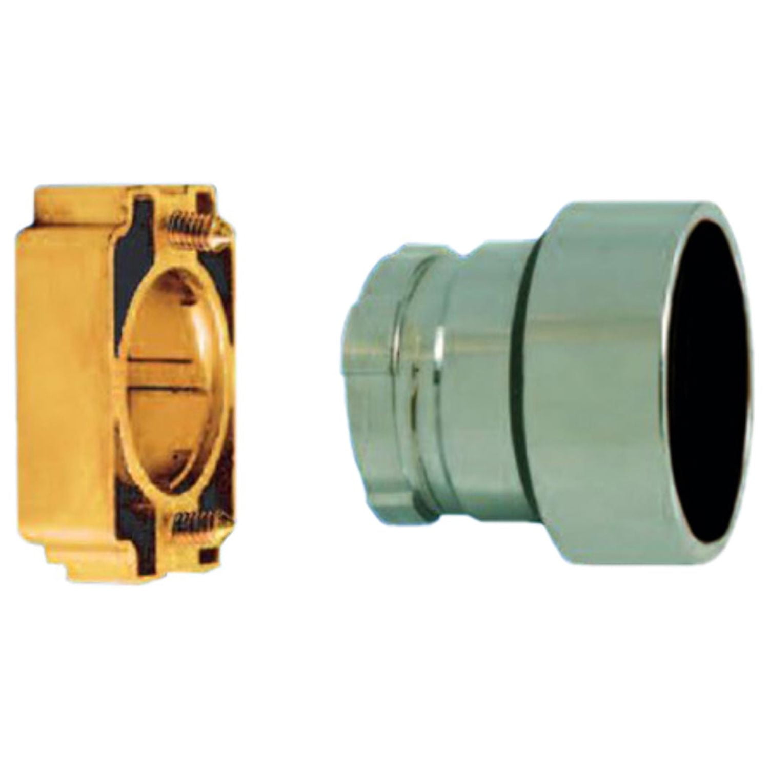 2AF2 Switch Actuators 22mm BLK Pushbutton, Round Non-Illum Flush ...