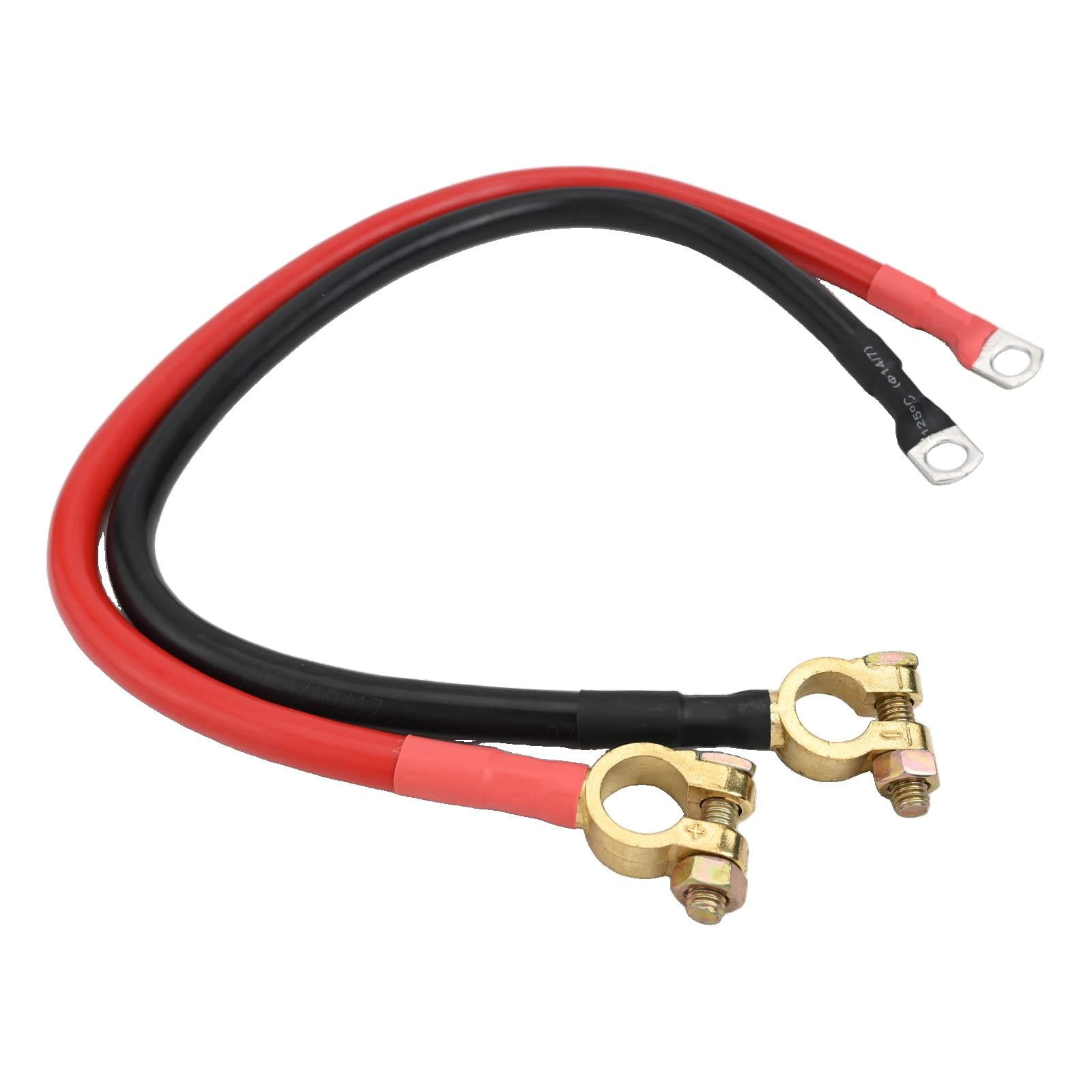 2Awg 50Cm Battery Inverter Cable Red + Black Copper Battery Inverter ...