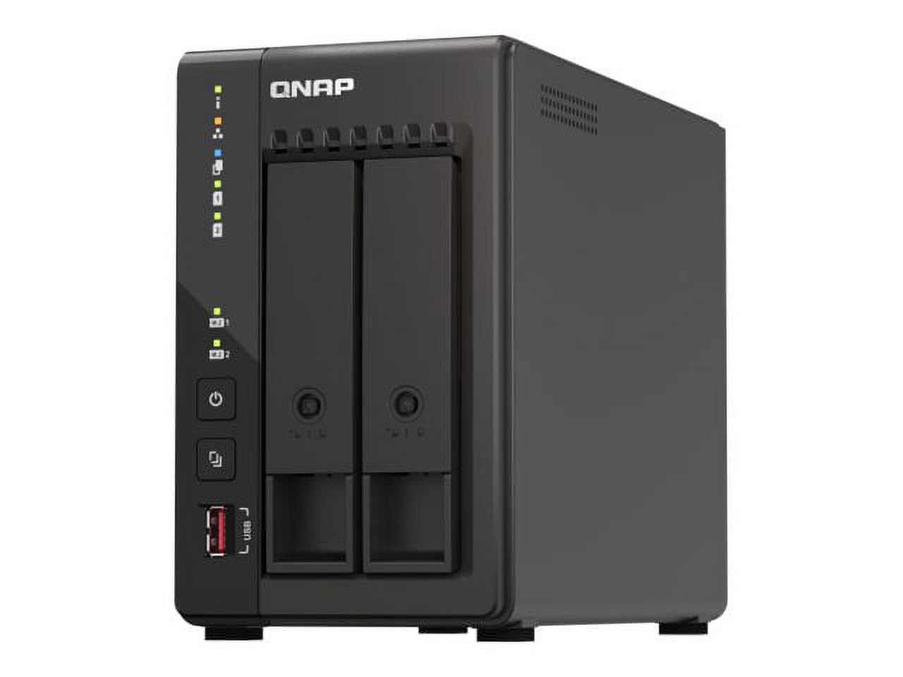 QNAP TS-253E - NAS server - 2 bays - SATA 6Gb/s - RAID 0, 1, JBOD - RAM ...