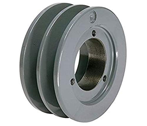2BK34H Equivalent Double Split Taper V-Belt Pulleys, 3.55" Outside ...