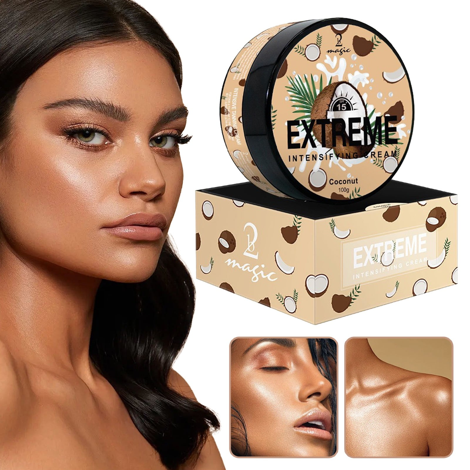 2BMAGIC Luxury Intensive Tanning Gel - Natural Tanning Accelerator ...