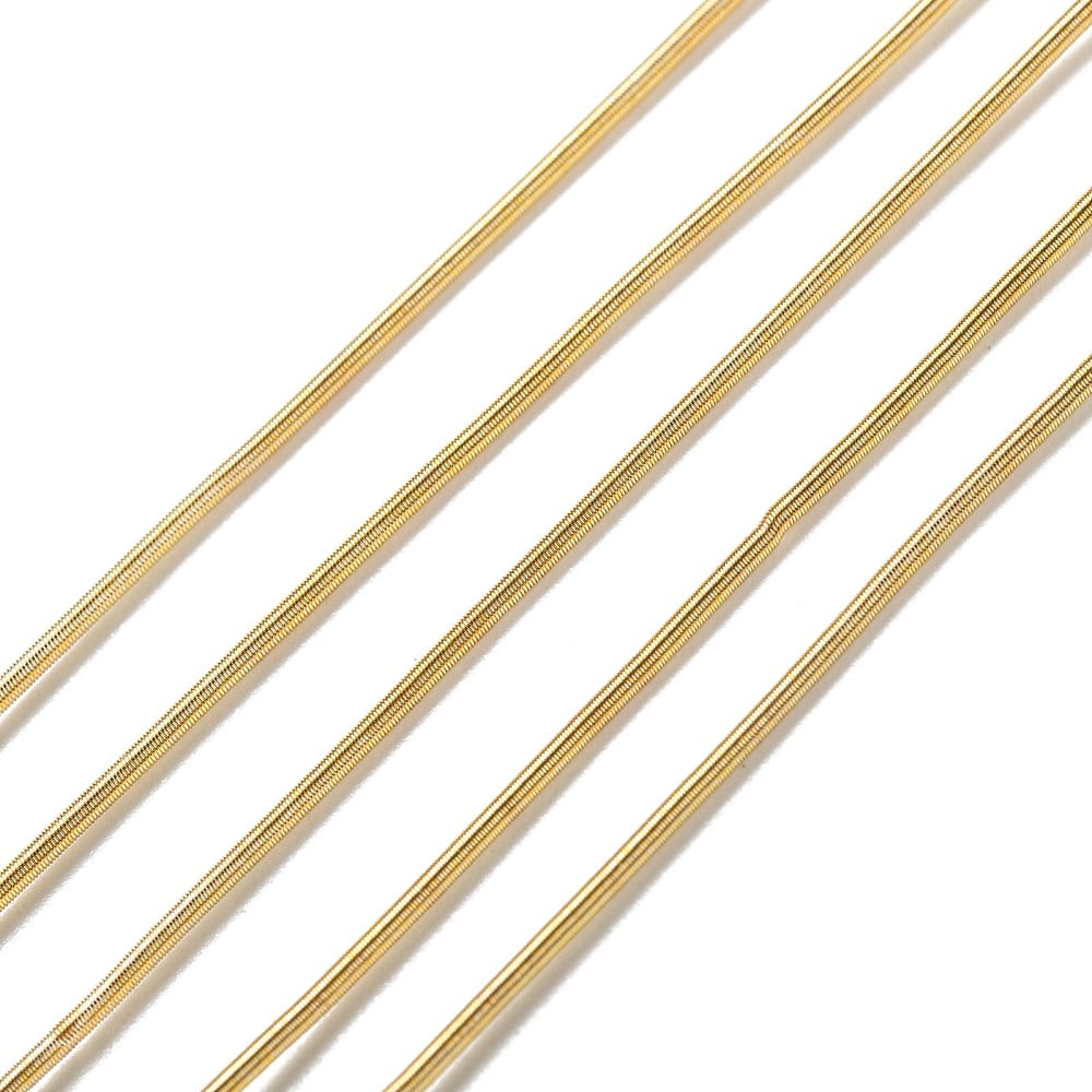2Bag French Wire Gimp Wire Flexible Round Copper Wire Metallic Thread ...