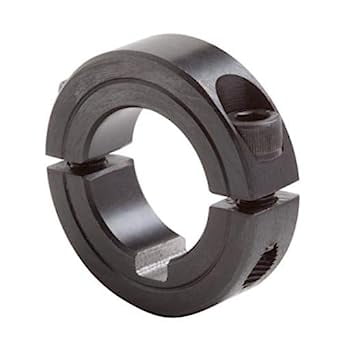 2C-100-KW, Summit Collars 1" Double Split Shaft Collar w/Keyway ...