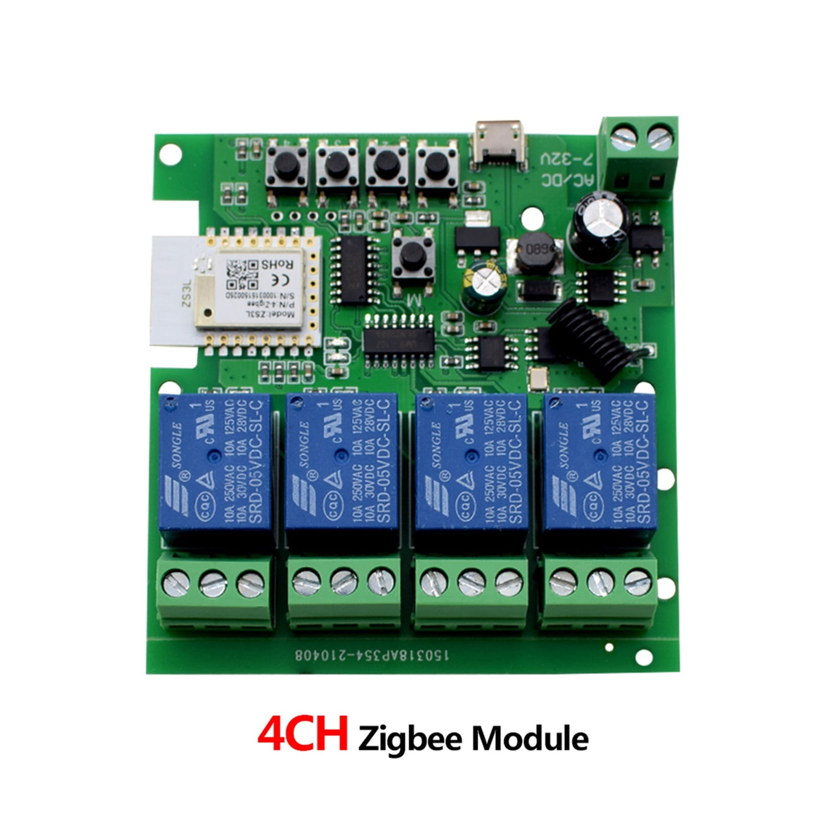 2CH 5-32V Relay-Module Gateway Door Garage Curtain Motor Light-switch Bridge Smart-hub Remote ...