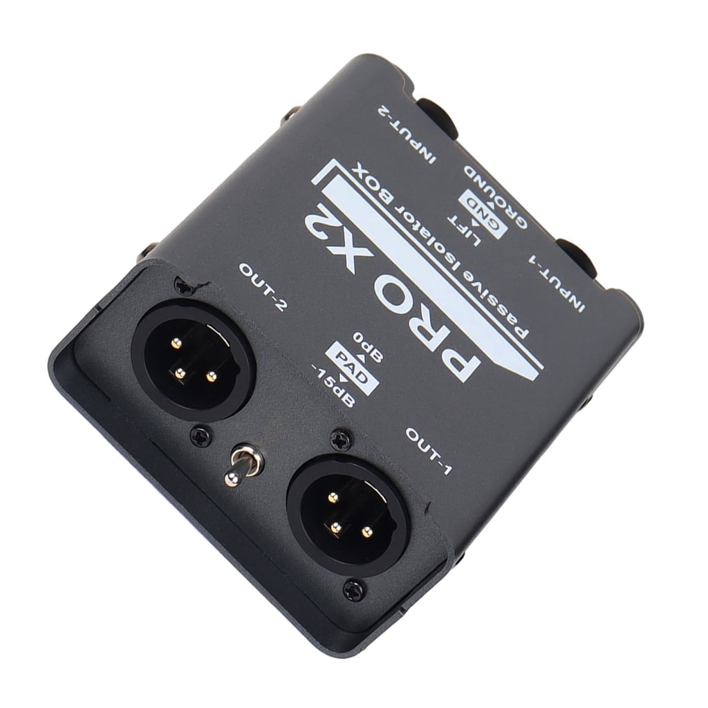 2CH Auditory Isolator Box Noise Eliminating Prevents Interferences ...