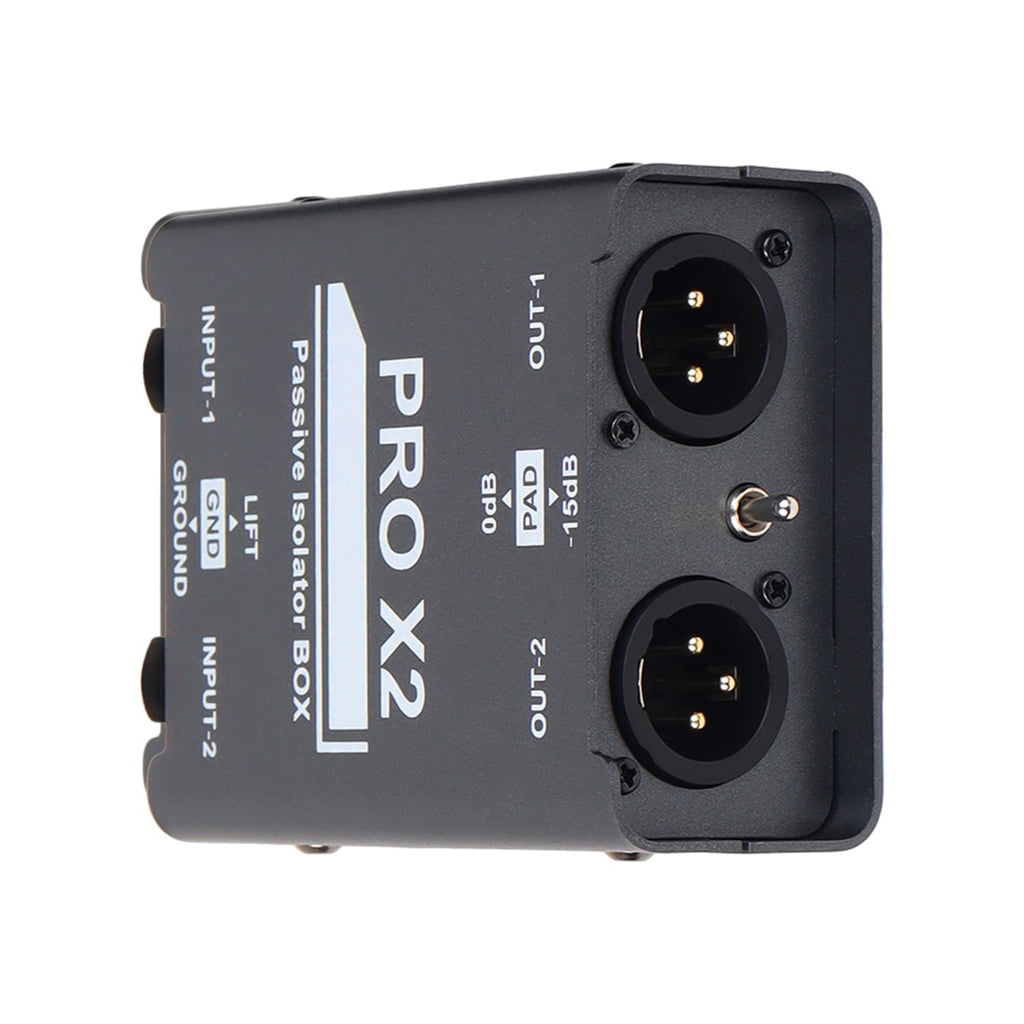 2CH Isolatation Auditory Isolator Box Blocking Electrical Interferences ...