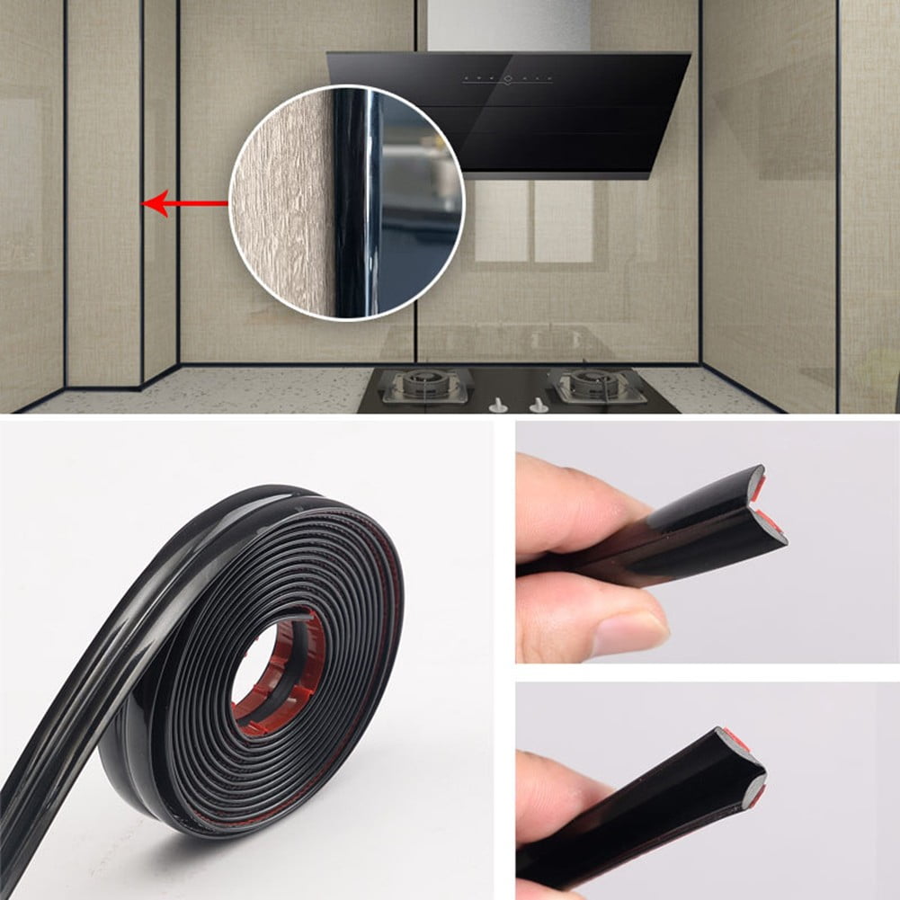 2CM*5M Yin-Yang Corner PVC Seam Sticker Wall Edge Corner Decorative ...