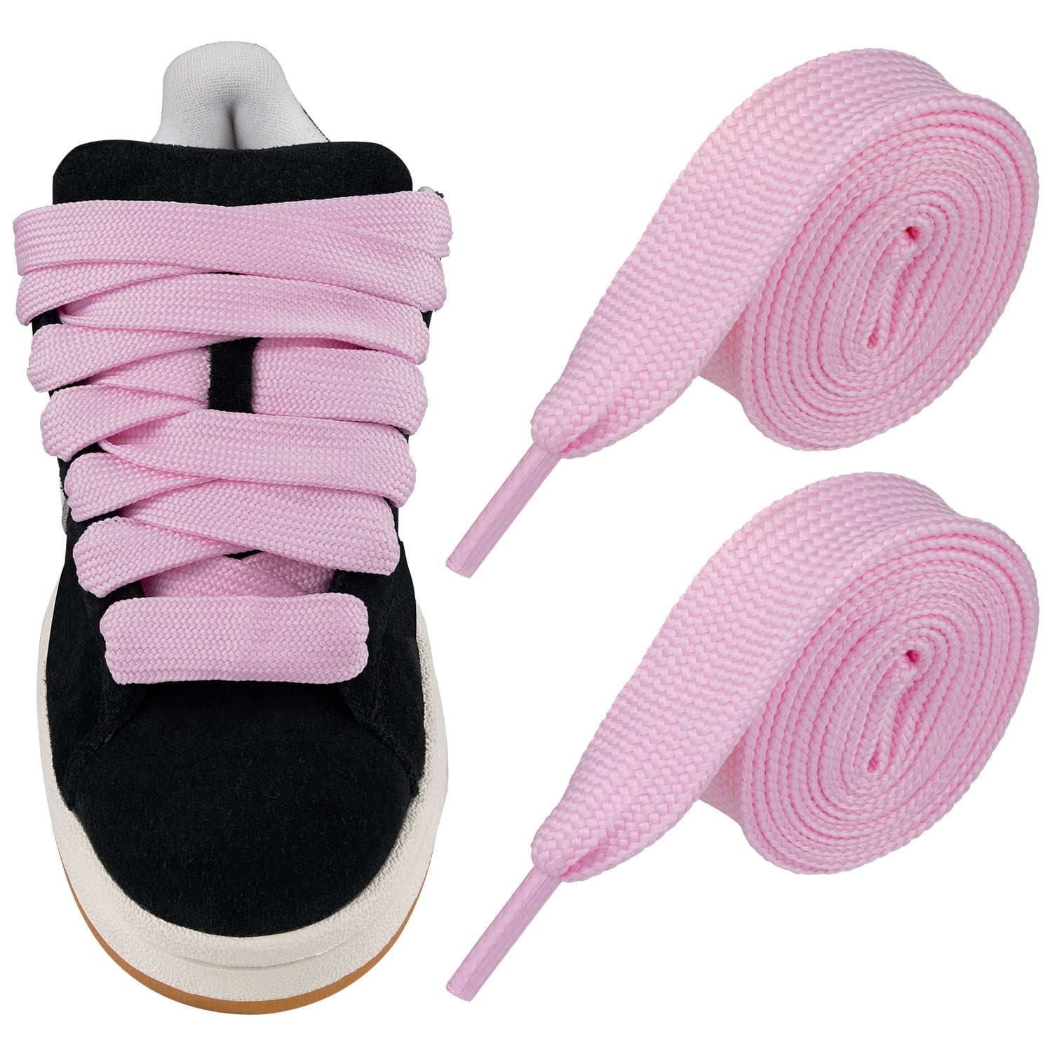 2CM Fat Wide Jumbo Thick Flat Shoe Laces for Adidas Campus,Shoelaces ...