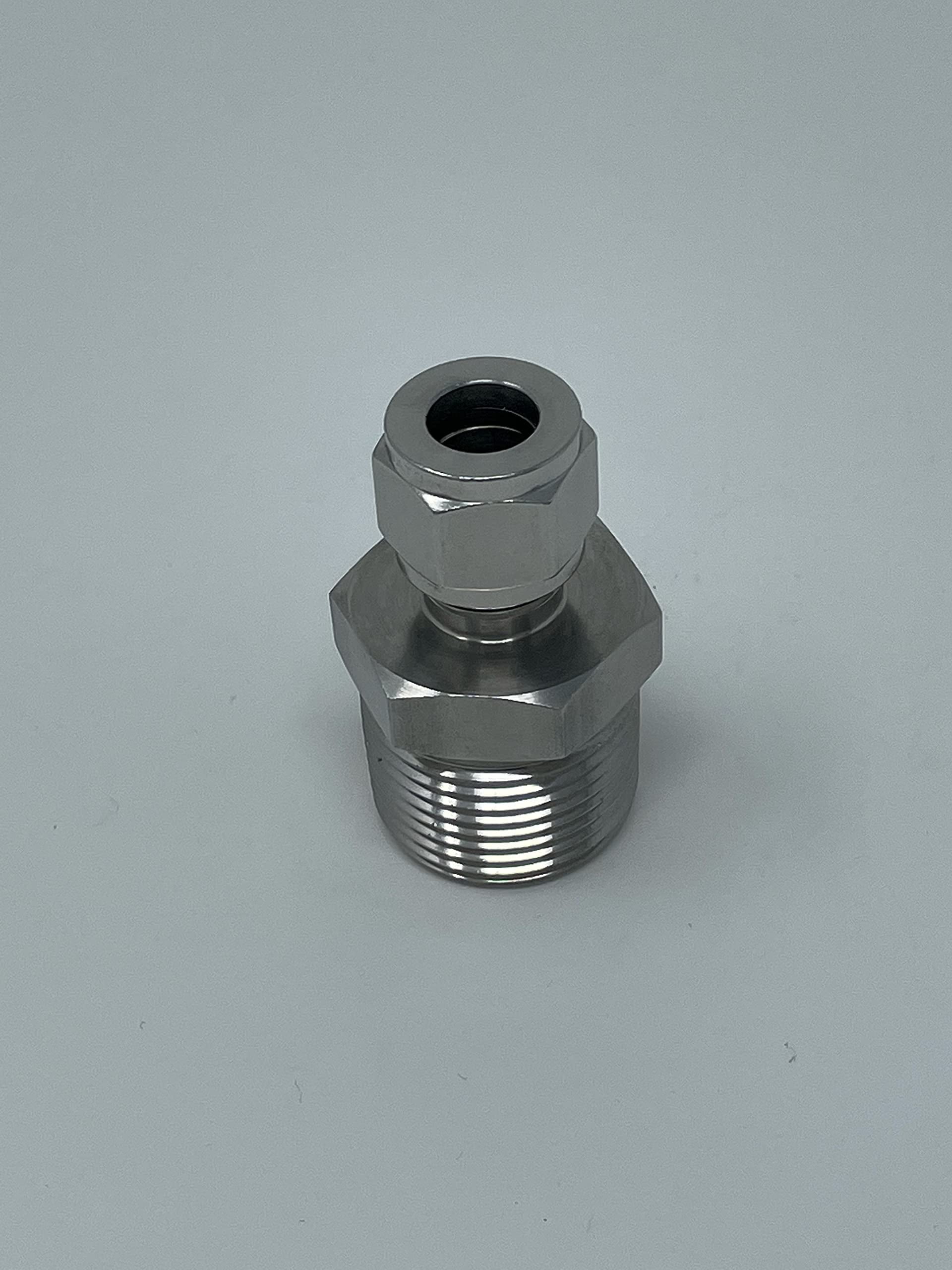 2CM6316 | Hoke (Gyrolok) Male Connector, 1/8" Tube : OD Compression x 1 ...