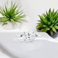 2CT Ct Oval diamond Women Engagement Ring 14k White Gold Plated ...
