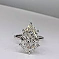 2CT Pear Cut Simulated Diamond Solitaire Women Engagement Ring In 14K ...