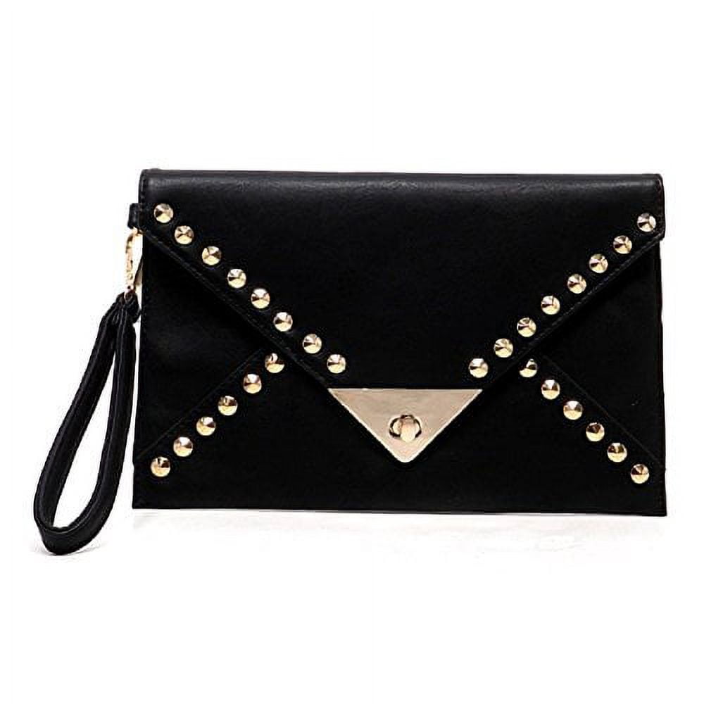 2Chique Boutique Women's Studded Black Wristlet - Walmart.com