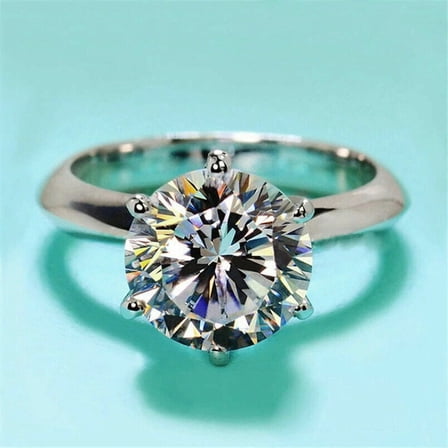Shree Jewels 3 Carat Lab-Created CVD Diamond Engagement Ring, VS1 F ...