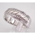 2Ct Round Cut Lab Created Diamond Women Wedding Band Ring 14K White ...
