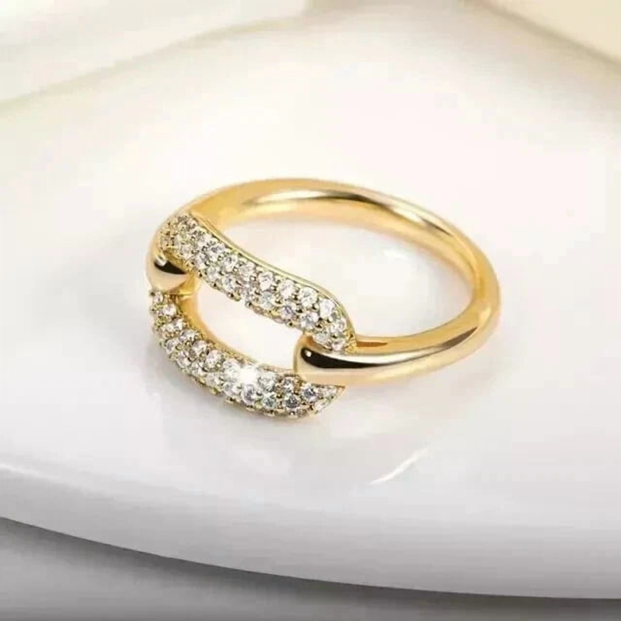 2Ct Round Cut Simulated Diamond Women's Wedding Band Ring 14k Yellow ...