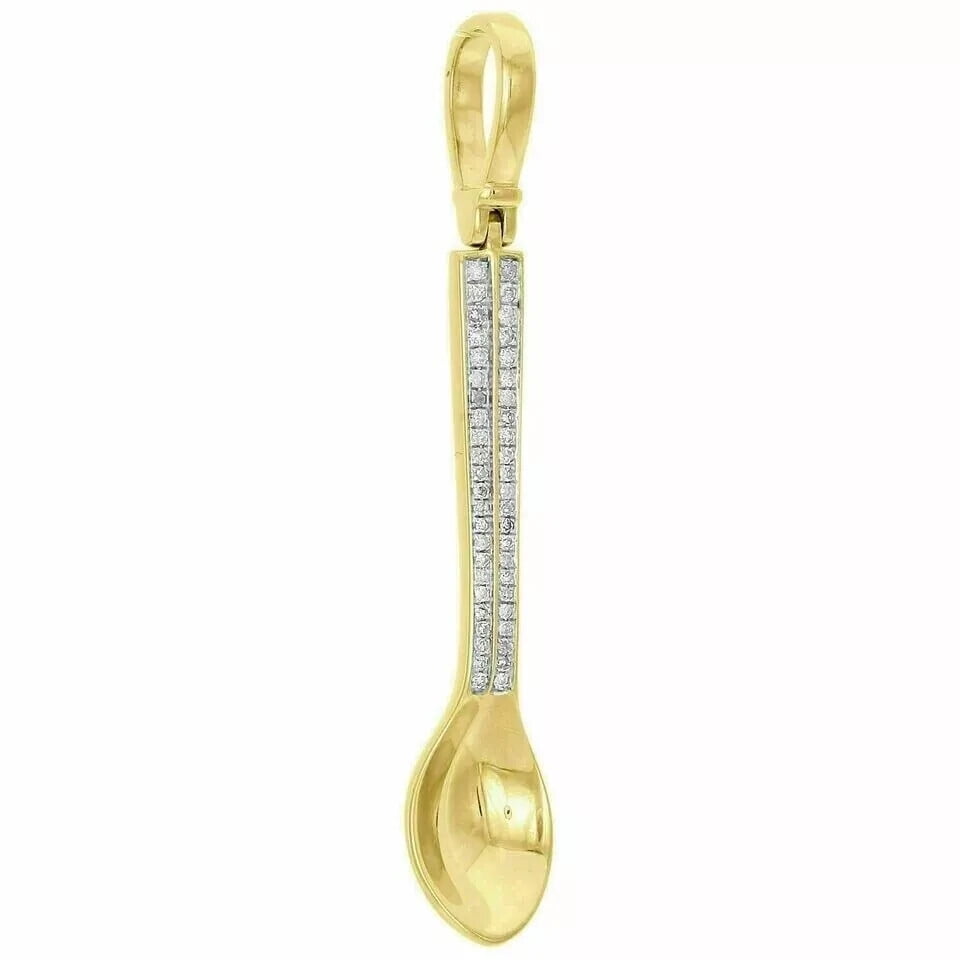 2Ct Round Lab-Created Diamond 14k Yellow Gold Plated Spoon Shape Gift ...