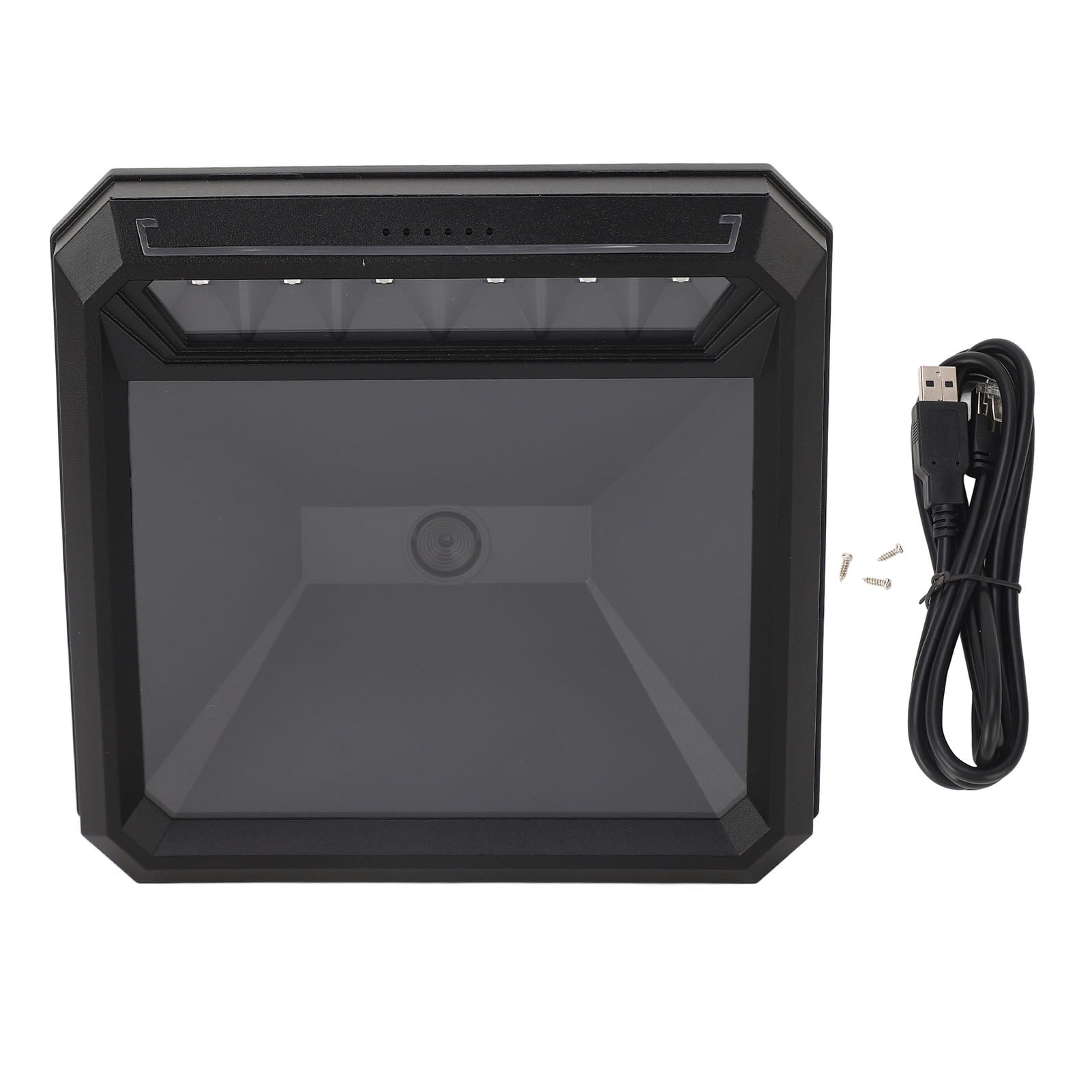 2D 1D QR Barcode Scanner Hands Free Desktop USB Automatic 1D Barcode ...