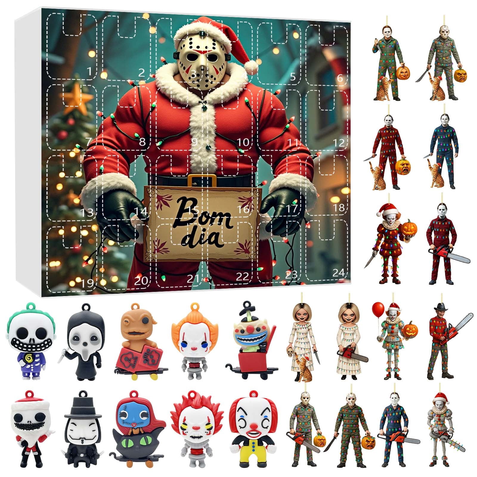 2D/3D Halloween Advent Calendar 2025 24 Day Halloween Countdown ...