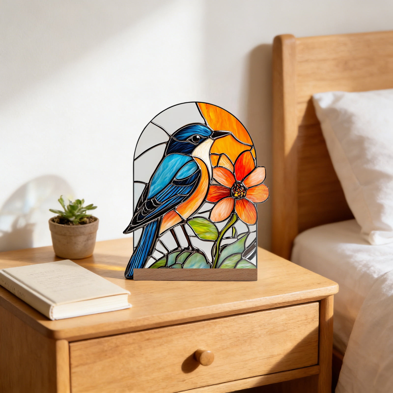 2D Acrylic Bird Decorative Ornaments - Clear Transparent Acrylic 2D ...