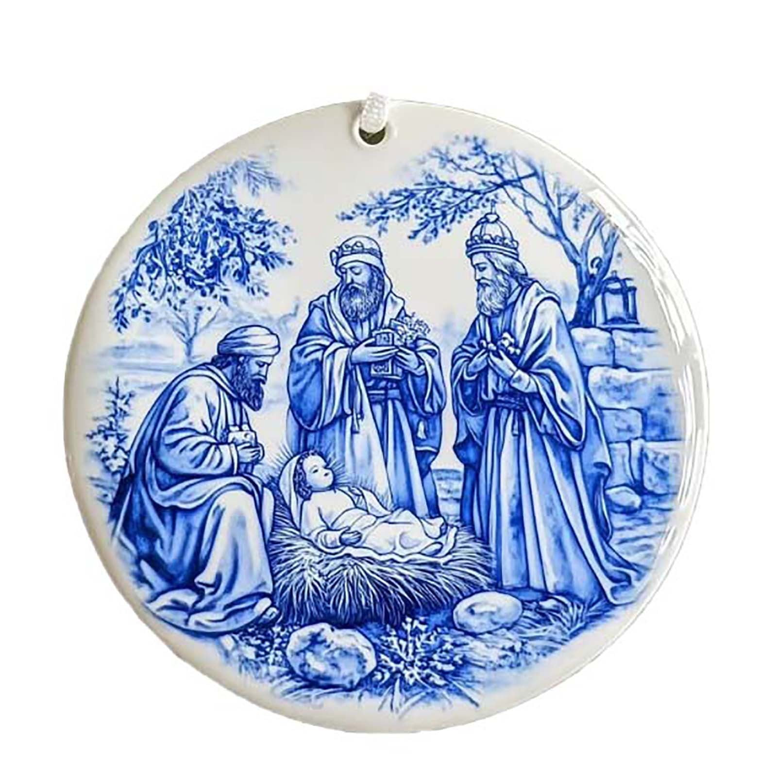 2D Acrylic Christmas Tree Decoration Pendant - Solemn Sacred Catholic ...