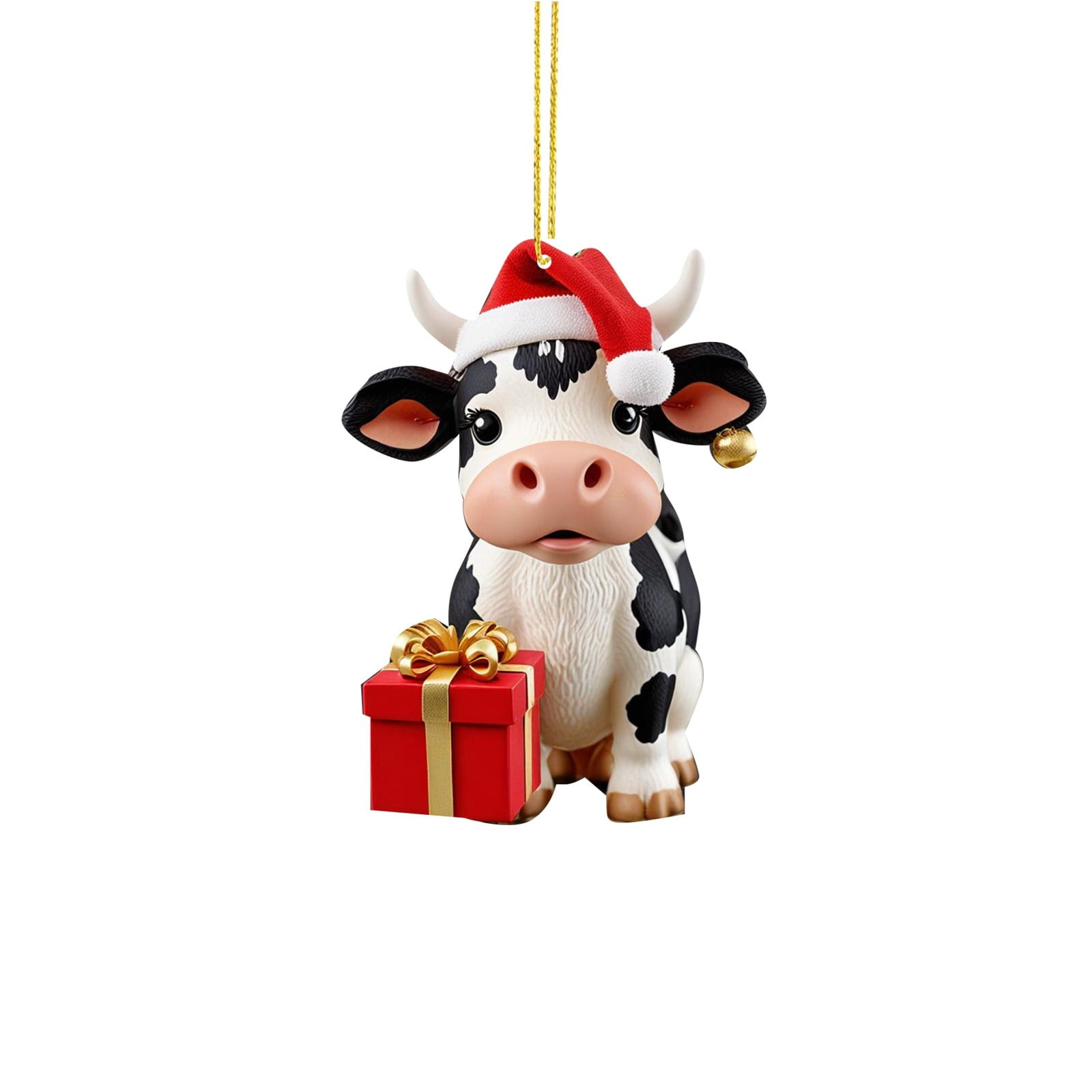 2D Acrylic Cow Farm Animal Hanging Ornament For Ceiling Wall Door ...