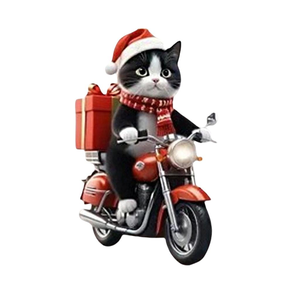 2D Acrylic Cute Siamese Cat & Dog Car Diffuser for Air Outlet with Long ...