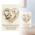 2D Acrylic Heart Shaped Decorative Ornament Collectible for Workers ...