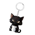 2D Acrylic Key Rings With Adorable Cats Pendant For Key Luggage And ...