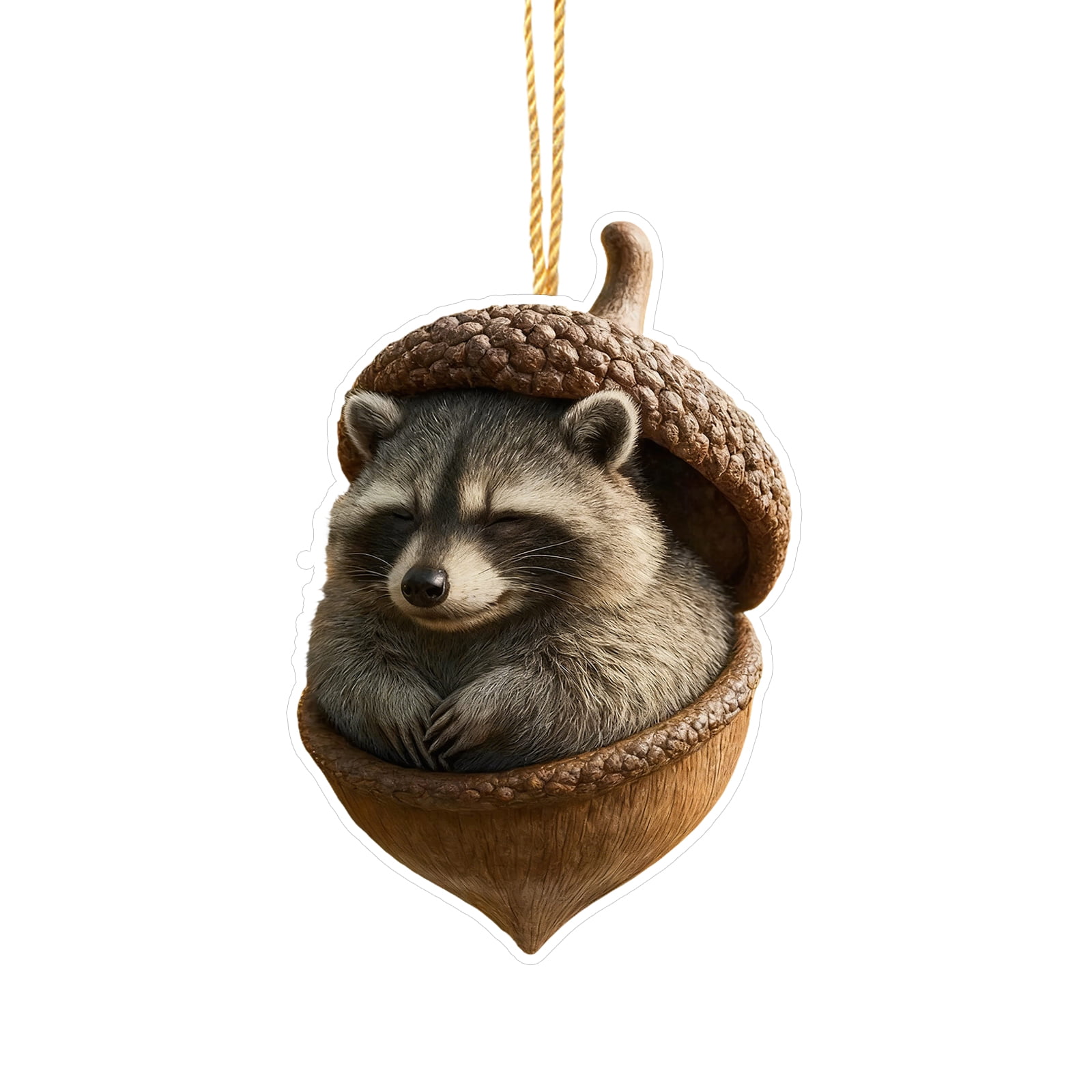 2D Acrylic Nut Animal Series Decorative Pendant Ornament With Cute ...
