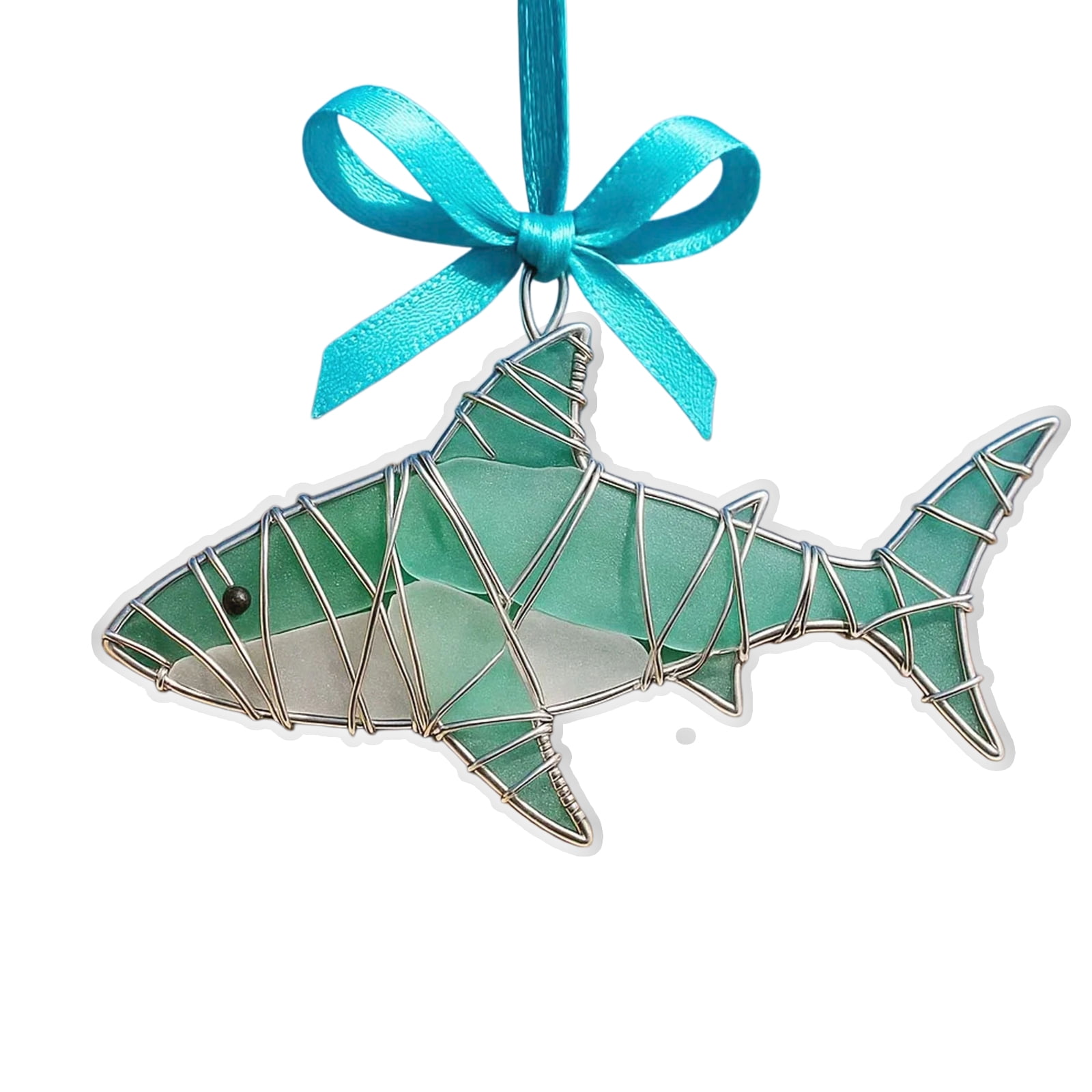 2D Acrylic Ocean-themed Ornaments, Coastal Christmas Tree Decorations ...
