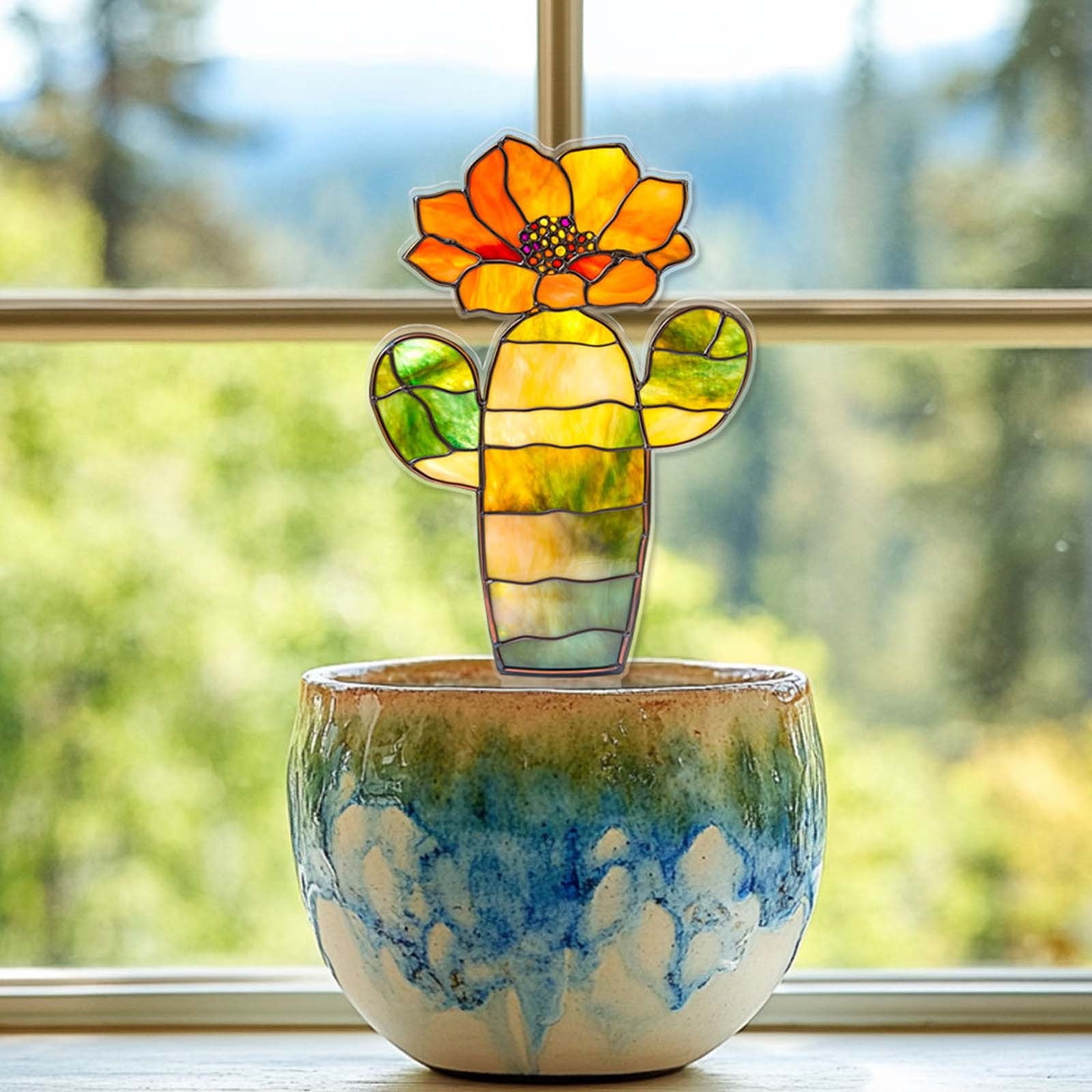 2D Acrylic Potted Plants Plugins, Flower Pot Decoration Plugins, Plant Ornaments, Flowerpot ...