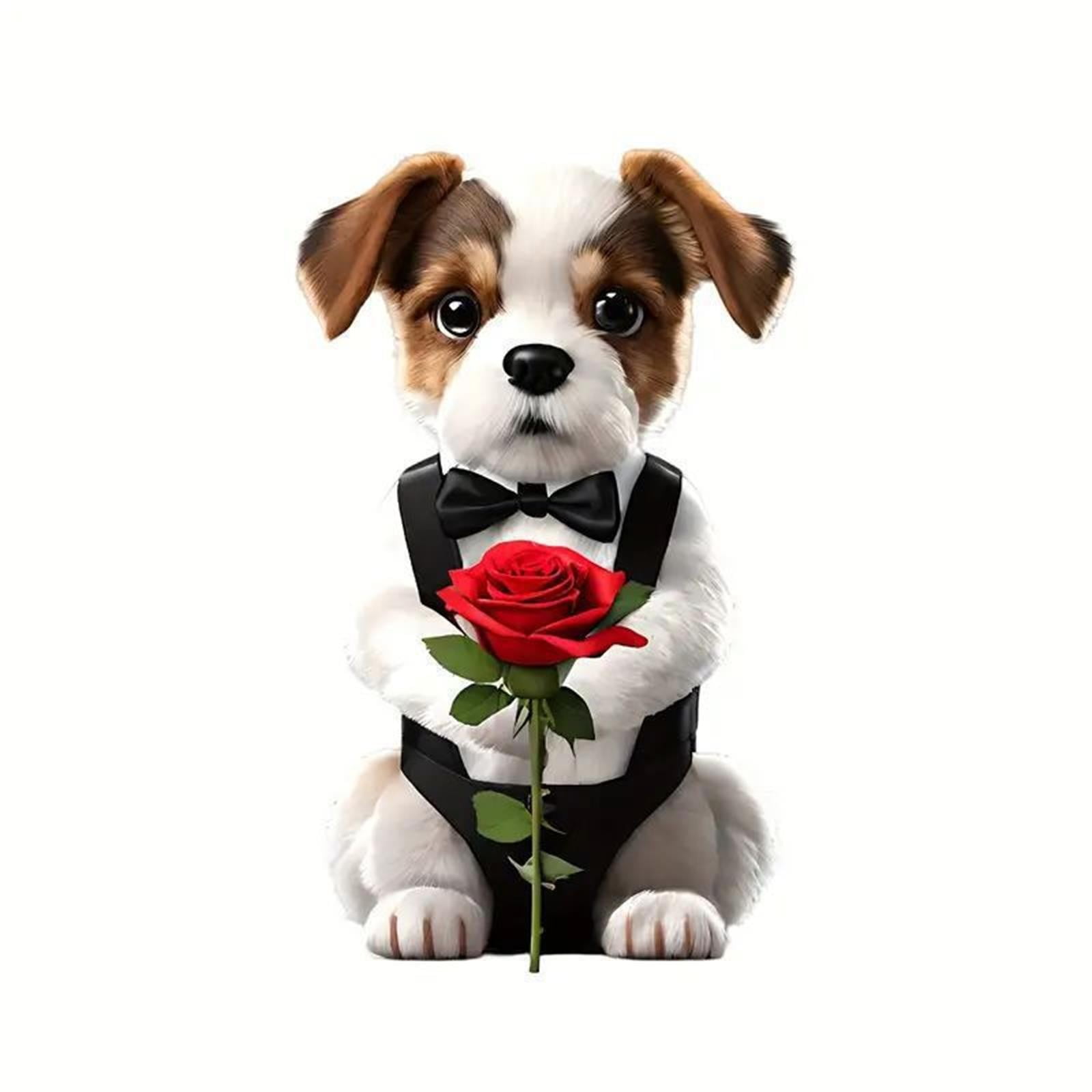 2D Acrylic Puppy Pendant Is Not A Delicate Small Object For Personal ...
