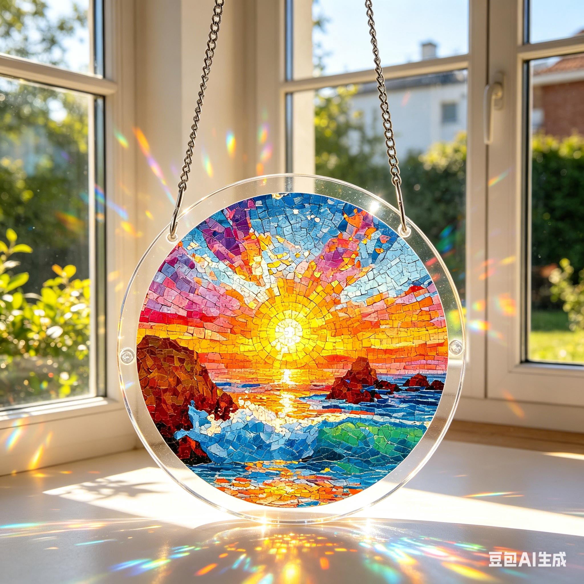 2D Acrylic Sun Catcher Hanging Ornament, Flat Maker Window Hanging ...