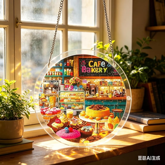 2D Acrylic Sun Catcher Hanging Ornament, Flat Maker Window Hanging ...