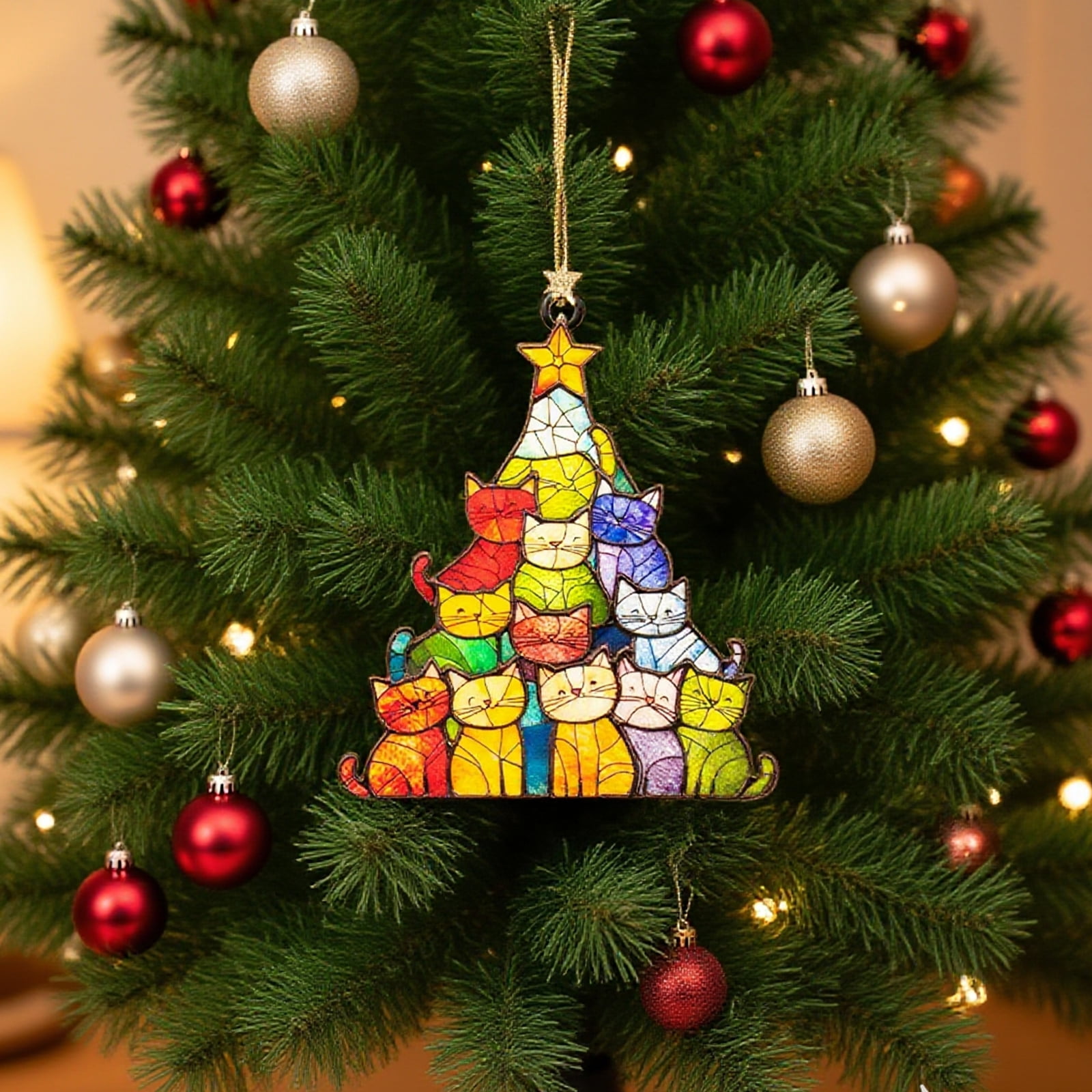 2D Acrylic Window Light Catcher, Reflective Hanging Ornament for ...