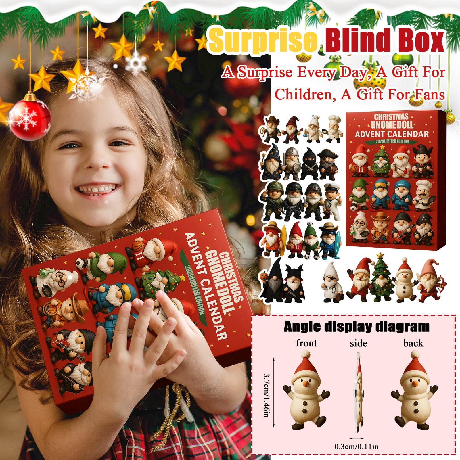 2D Aircraft Box 24Pc Series Advent Calendar Christmas Countdown 24 ...