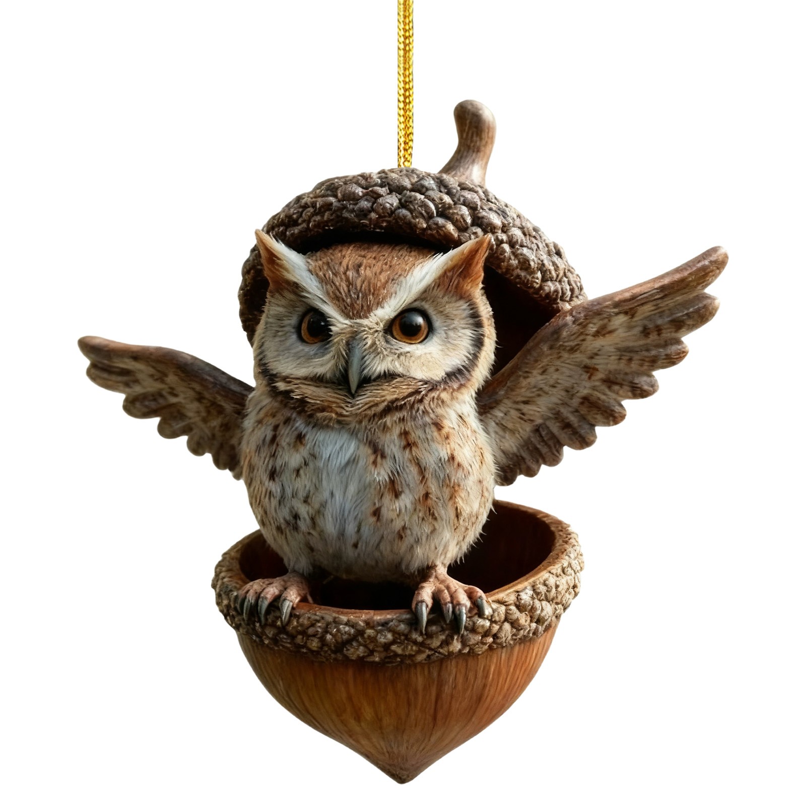 2D Animal Nut Pendant,Forest Animal Christmas Ornaments,Cute Christmas ...