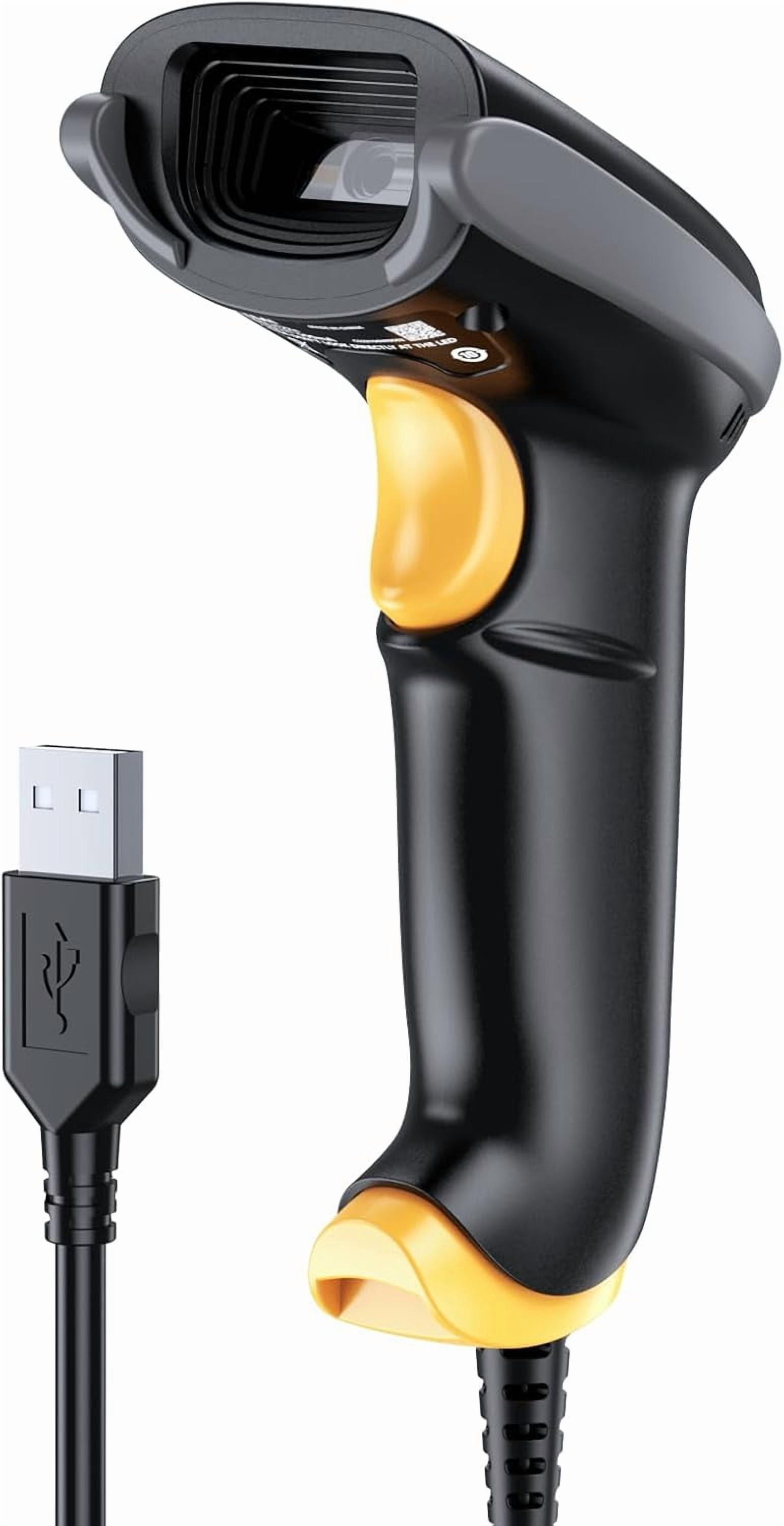 2D Barcode Scanner USB Wired Virtual COM Handheld Automatic QR Data ...